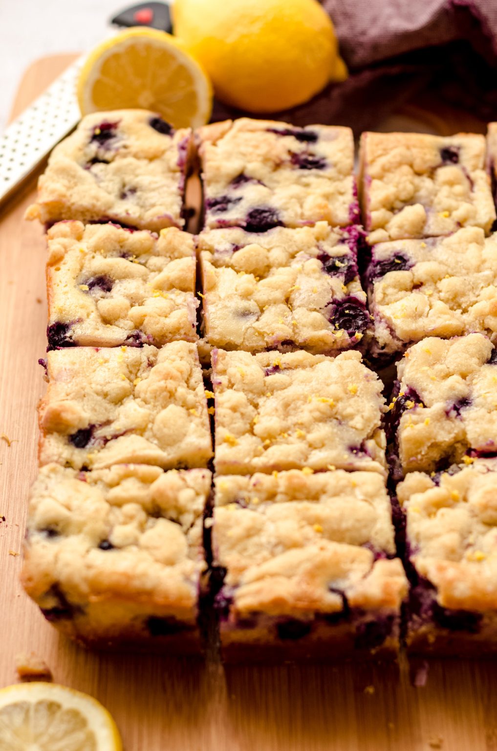 Lemon Blueberry Bars Recipe - Fresh April Flours
