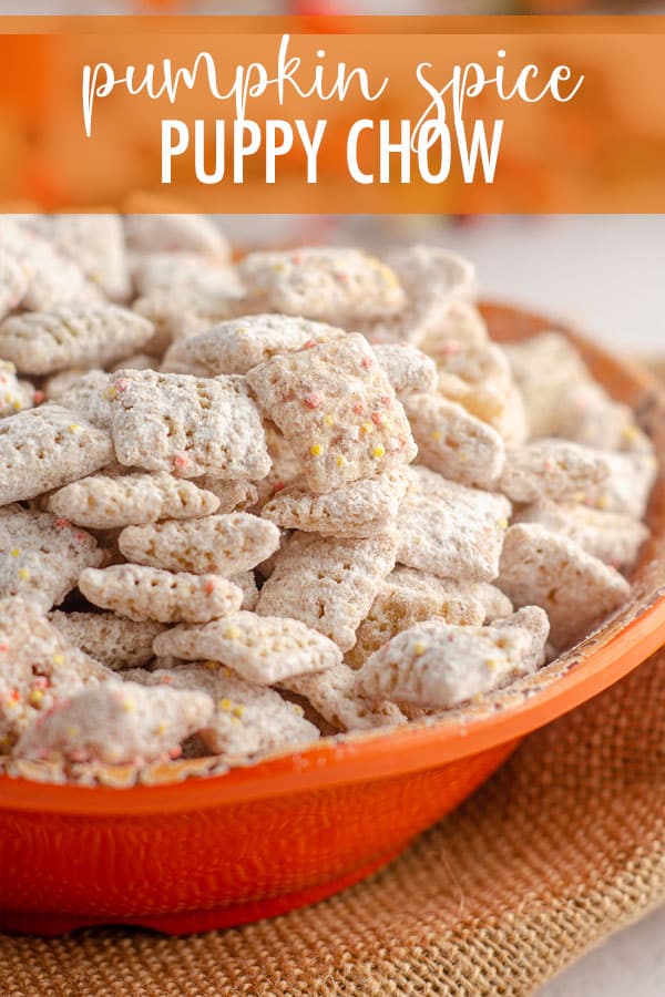 Pumpkin Spice Puppy Chow