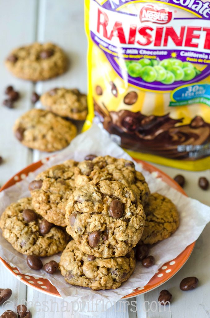 Oatmeal Raisinet Cookies - Fresh April Flours