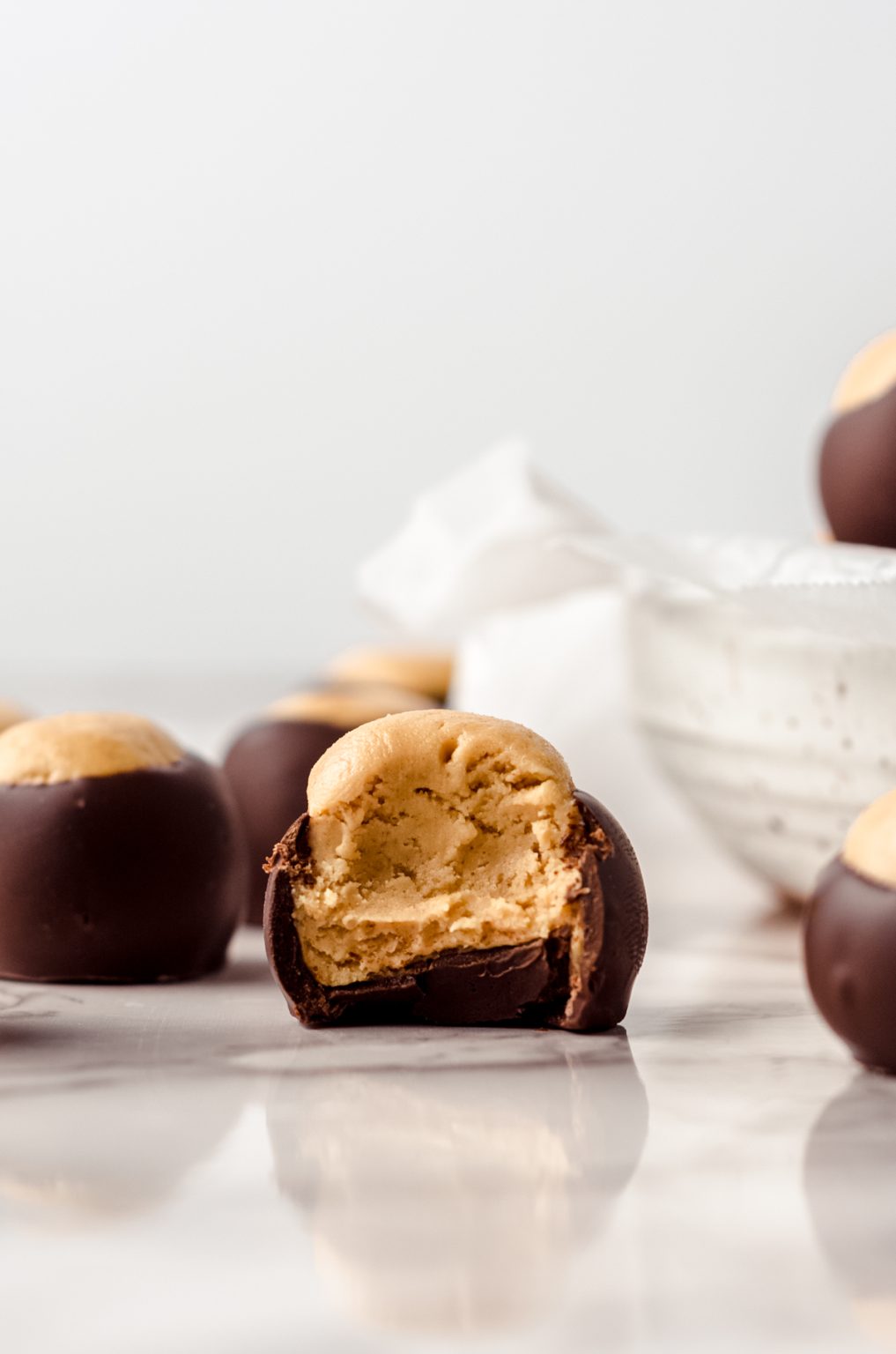 Peanut Butter Buckeyes - Fresh April Flours