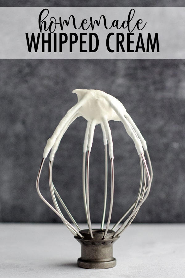 Homemade Whipped Cream