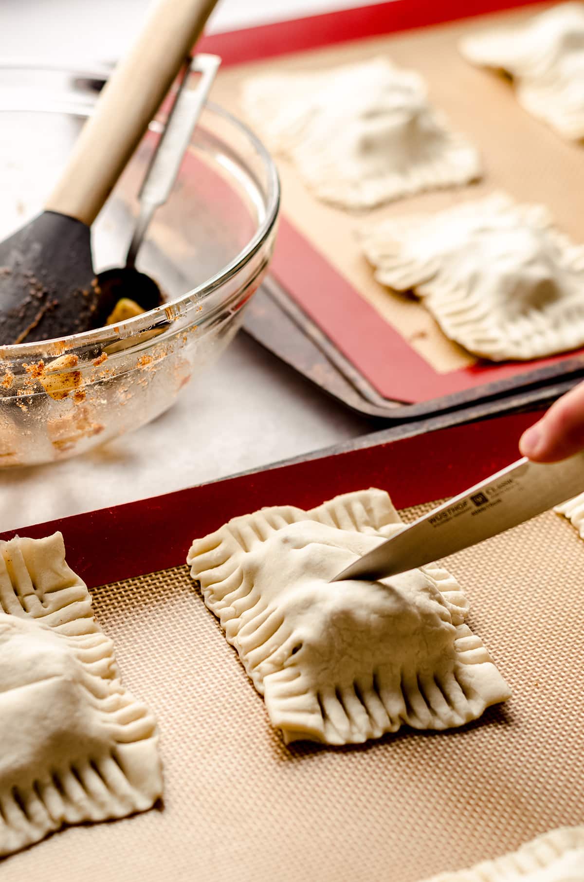 Apple Puff Pastry Hand Pies - Fresh April Flours