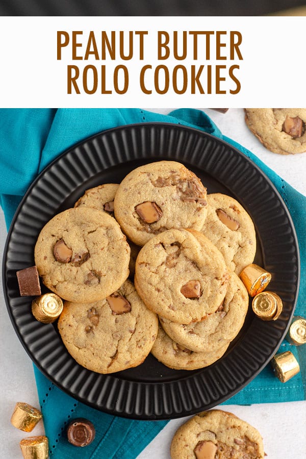 Peanut Butter Rolo Cookies (Sumbitches)