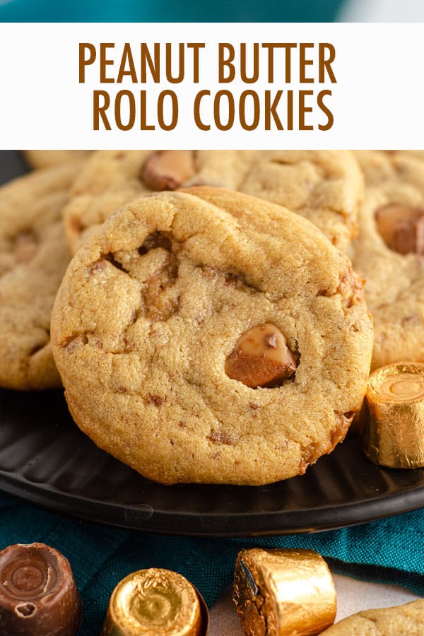 Peanut Butter Rolo Cookies (Sumbitches)