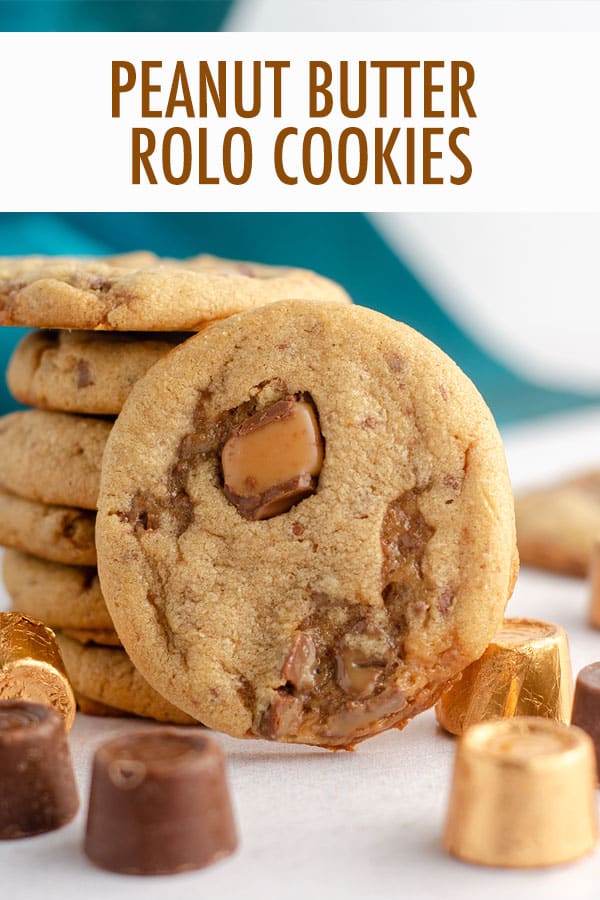 Peanut Butter Rolo Cookies (Sumbitches)