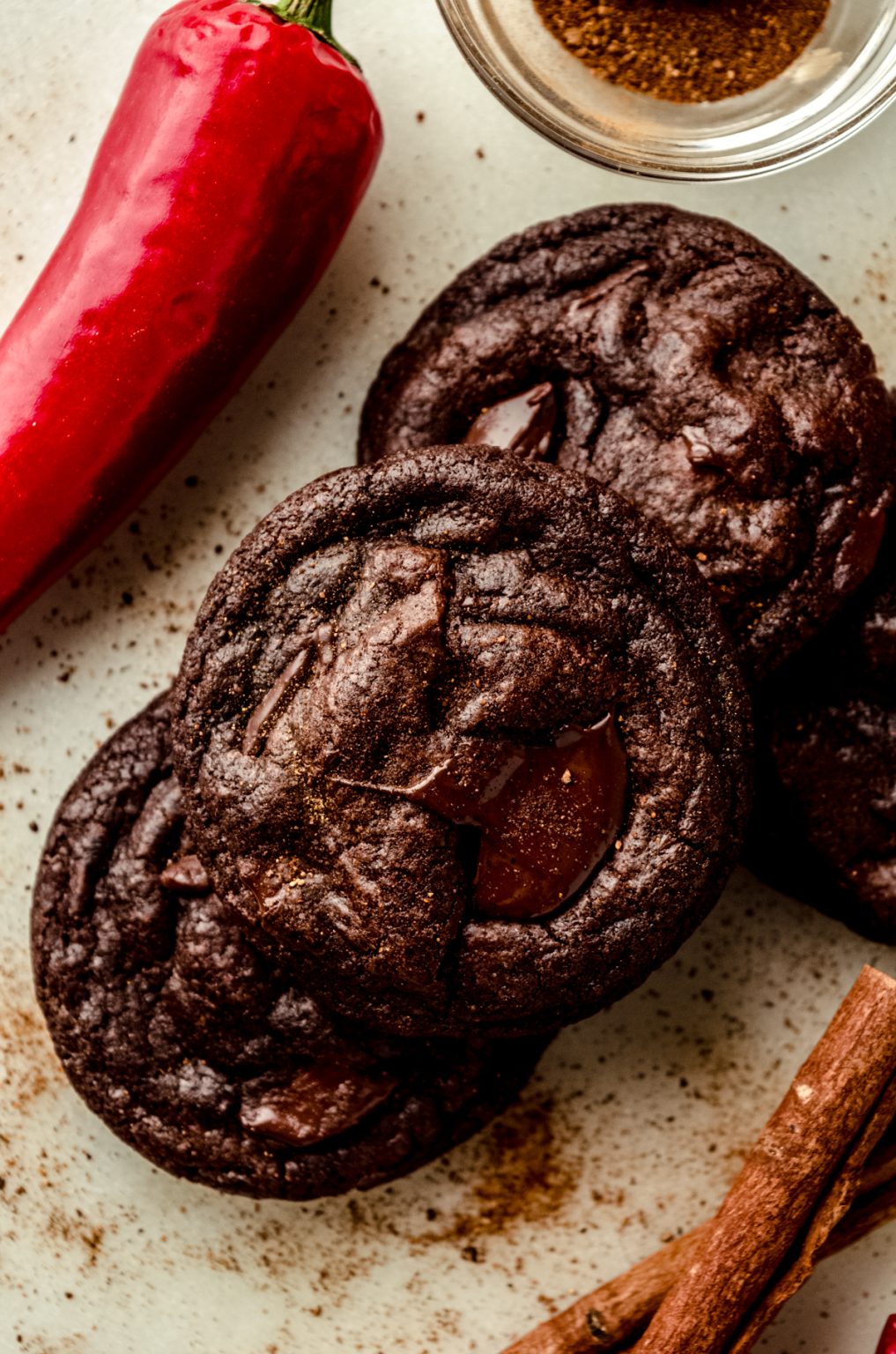 Chocolate Cayenne Cookies (With A Video) - Fresh April Flours
