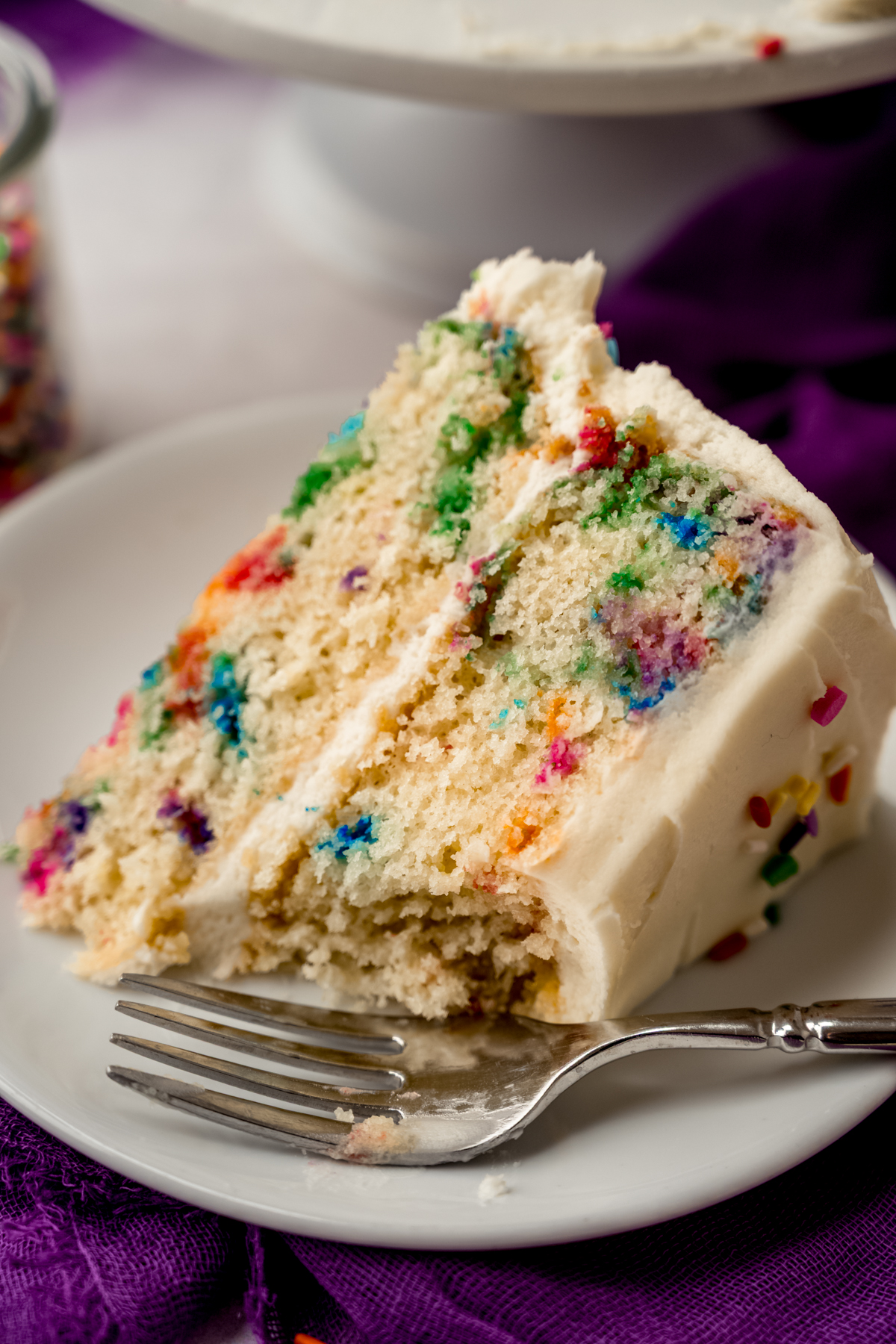 Confetti (Funfetti) Layer Cake (With A Video) - Fresh April Flours