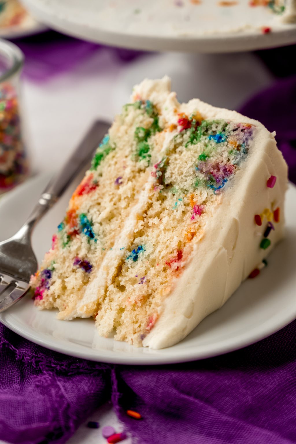 Confetti (Funfetti) Layer Cake (With A Video) - Fresh April Flours
