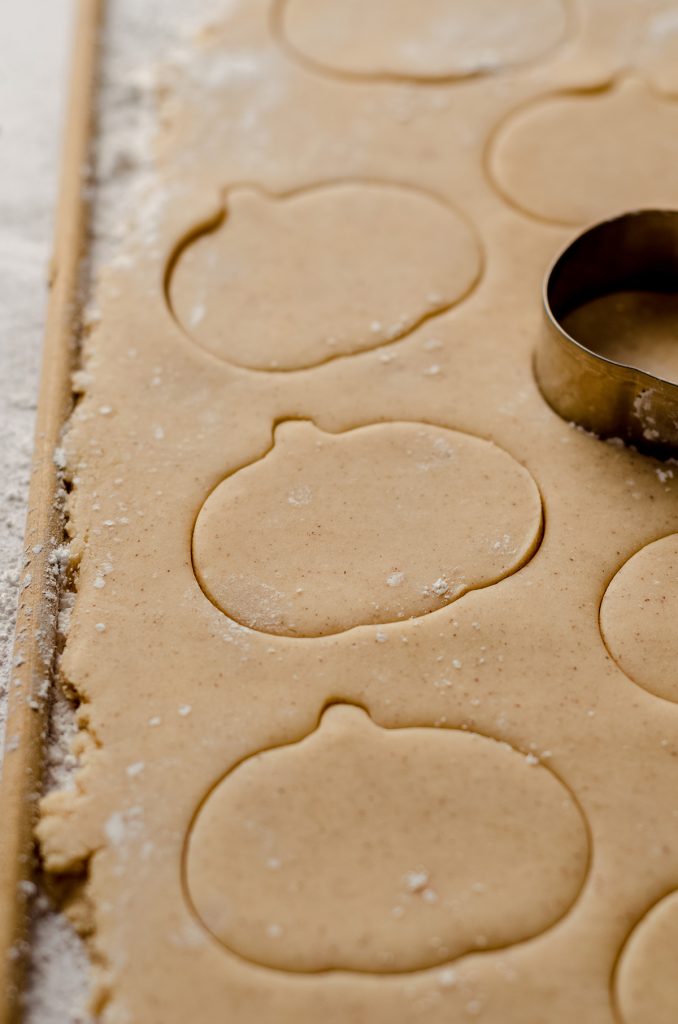 Pumpkin Spice Cut-Out Sugar Cookies - Fresh April Flours