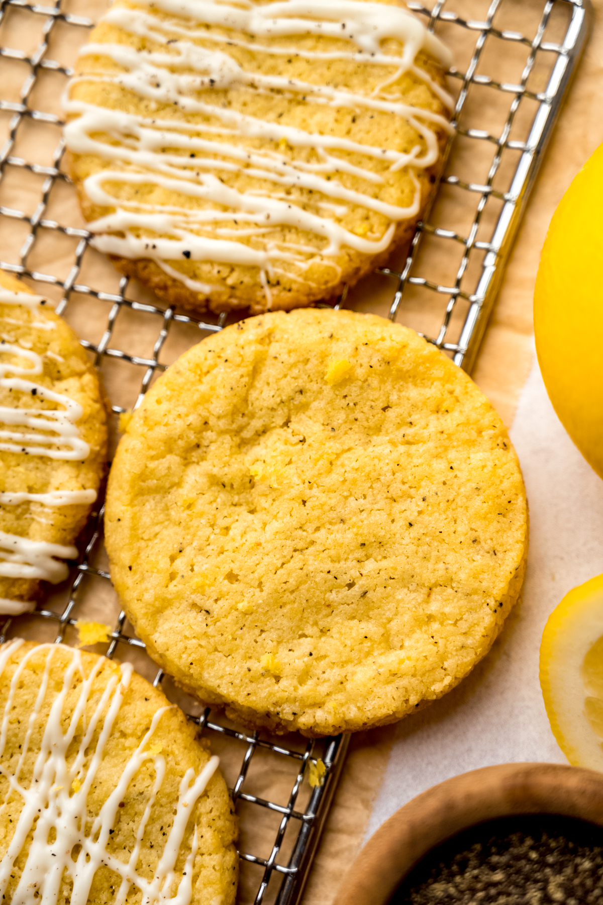 Lemon Pepper Slice & Bake Cookies - Fresh April Flours