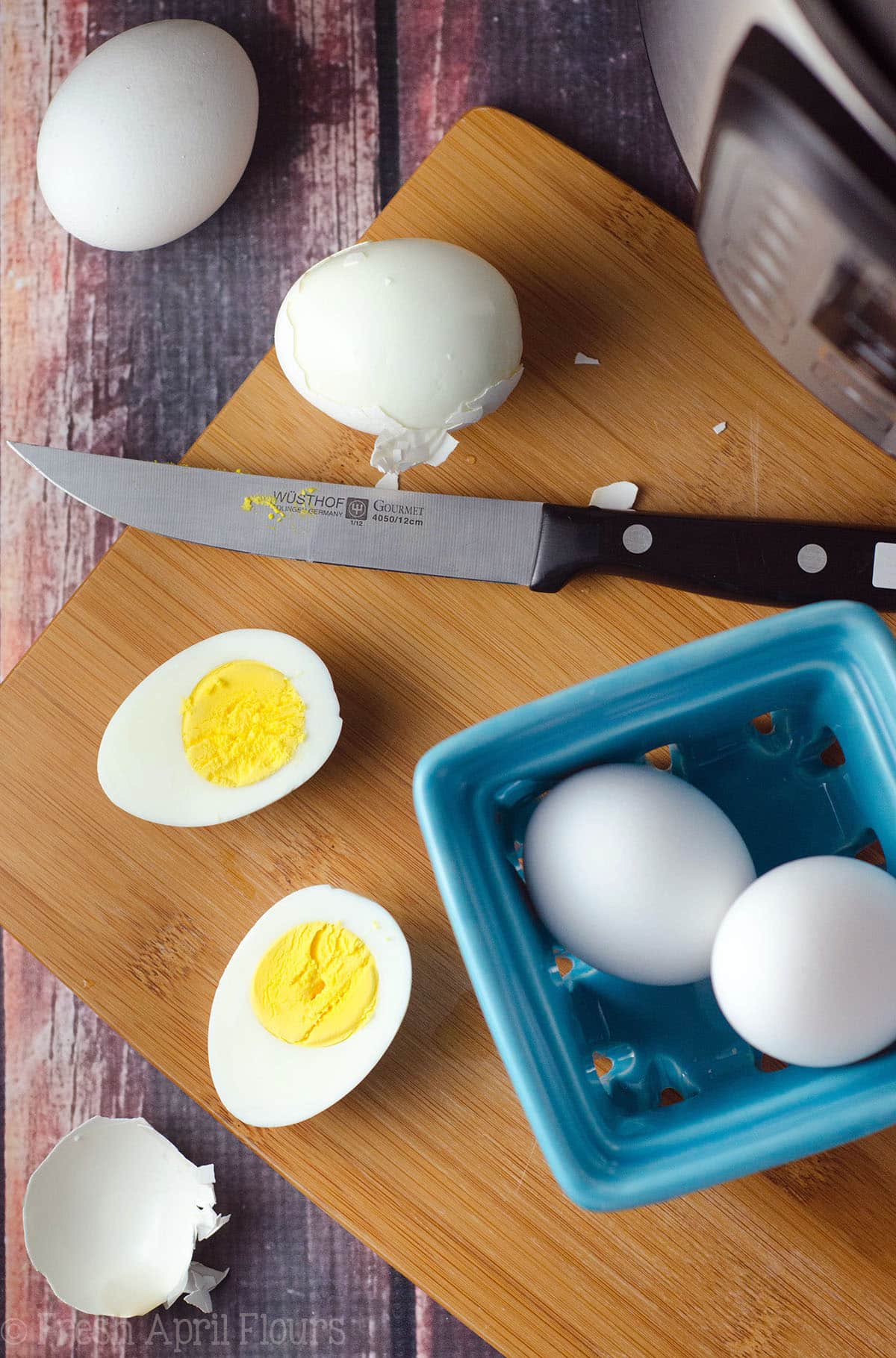 Perfect Pressure Cooker Hard Boiled Eggs - Fresh April Flours