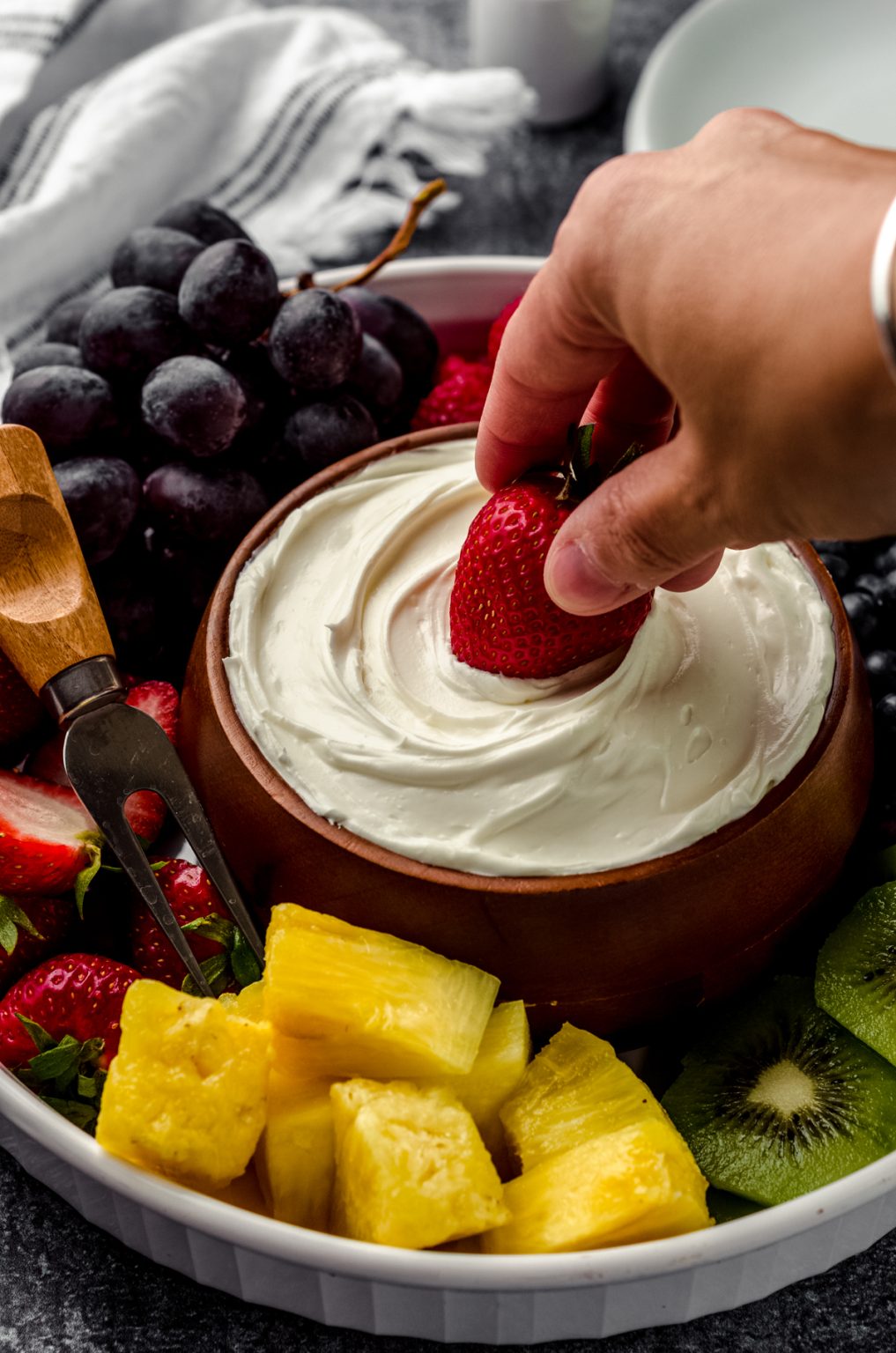Marshmallow Fruit Dip - Fresh April Flours