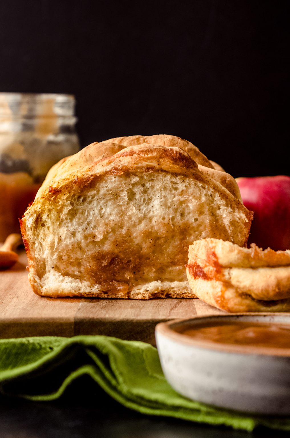 Apple Butter Pull-Apart Bread - Fresh April Flours