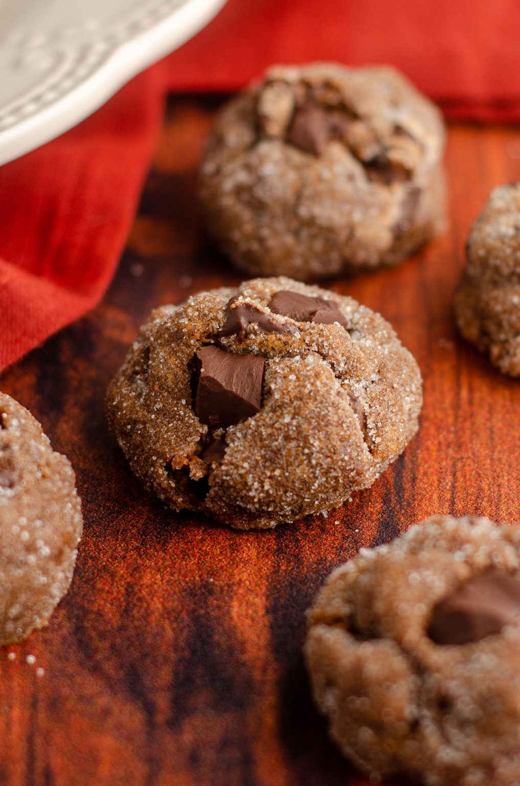 Gingerbread Chocolate Cookies - Fresh April Flours