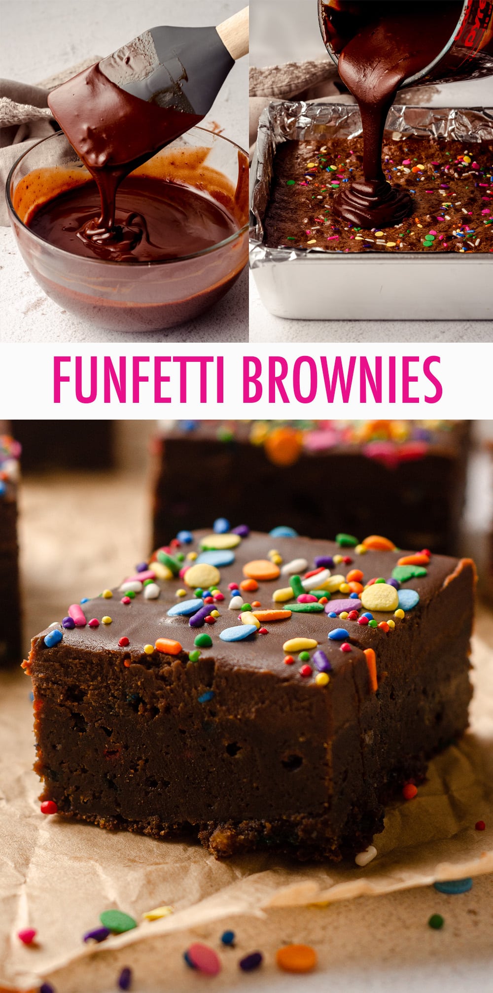 Funfetti Brownies - Fresh April Flours