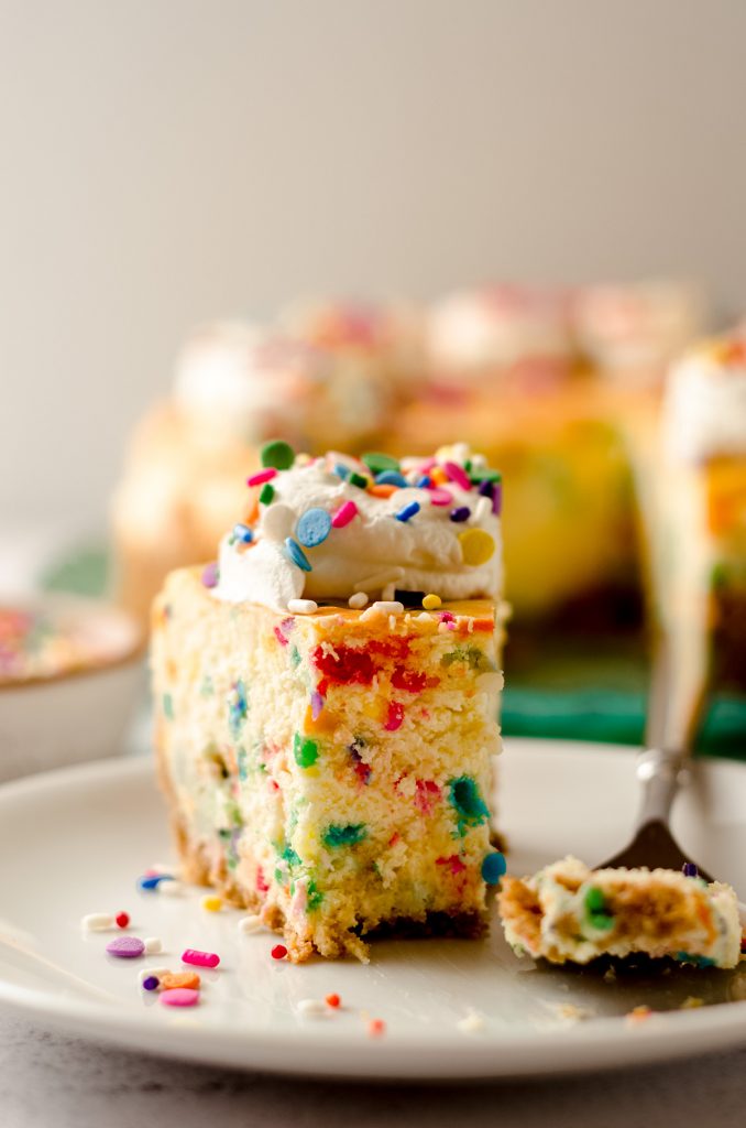 Funfetti Cheesecake - Fresh April Flours
