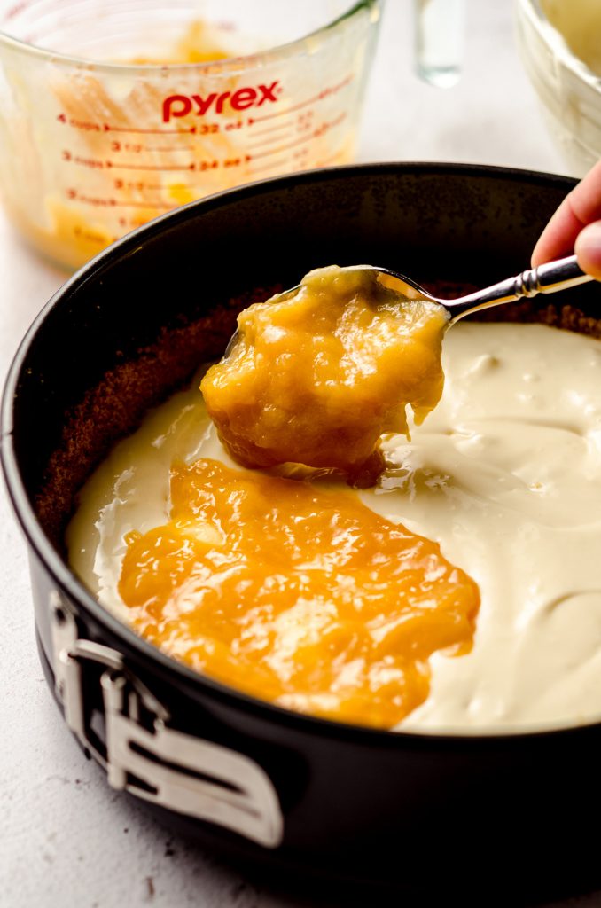 Fresh Peach Cheesecake - Fresh April Flours