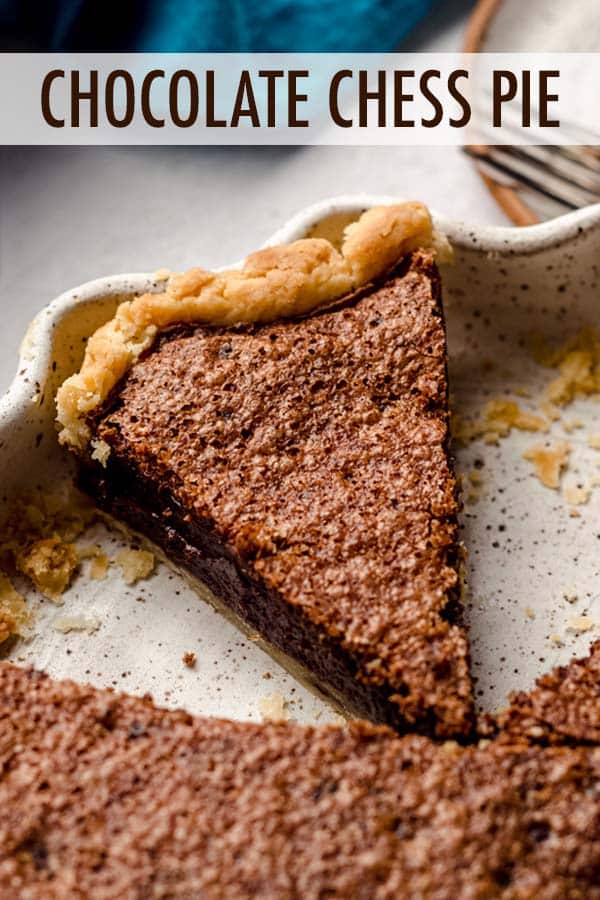 Easy Chocolate Chess Pie Recipe - Fresh April Flours