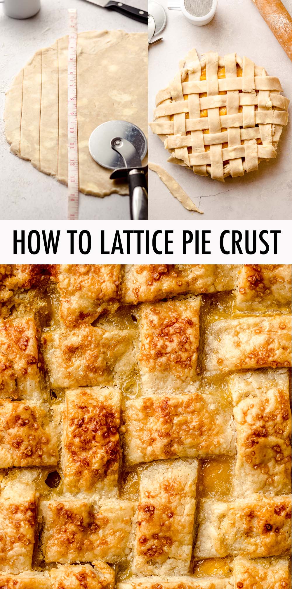 How To Make A Lattice Pie Crust - Fresh April Flours