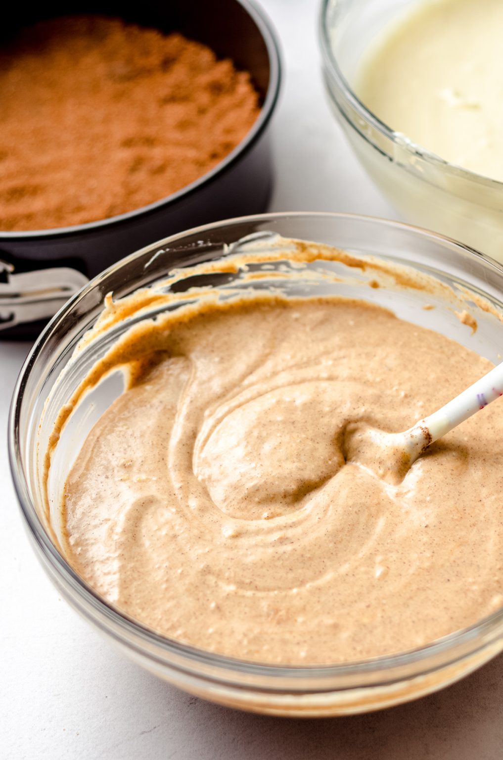 Pumpkin Swirl Cheesecake - Fresh April Flours