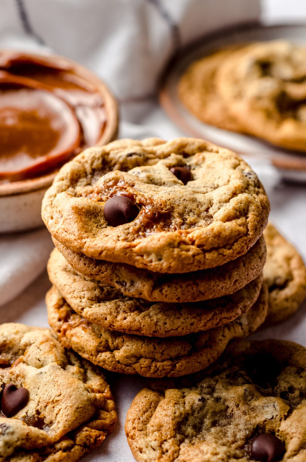Dulce de Leche Chocolate Chip Cookies - Fresh April Flours