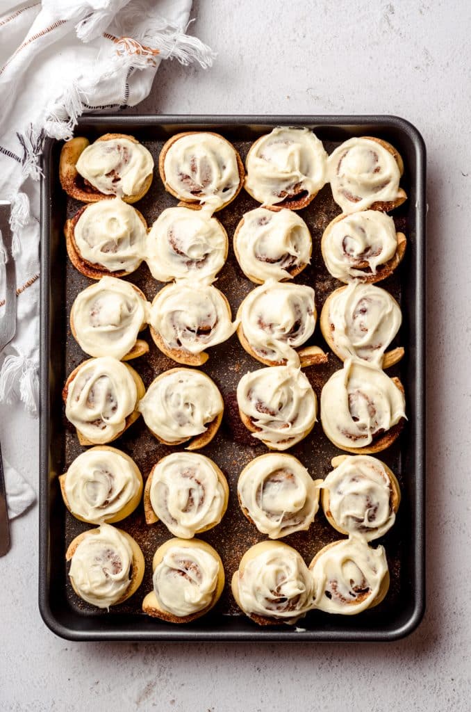 Mini Cinnamon Rolls (Only 30 Minute Rise) - Fresh April Flours