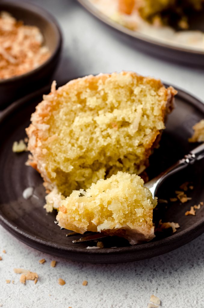 Coconut Pound Cake with Coconut Milk - Fresh April Flours