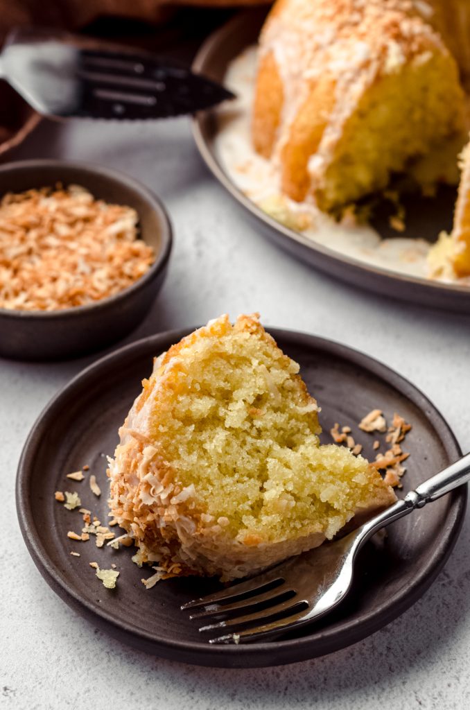 Coconut Pound Cake with Coconut Milk - Fresh April Flours