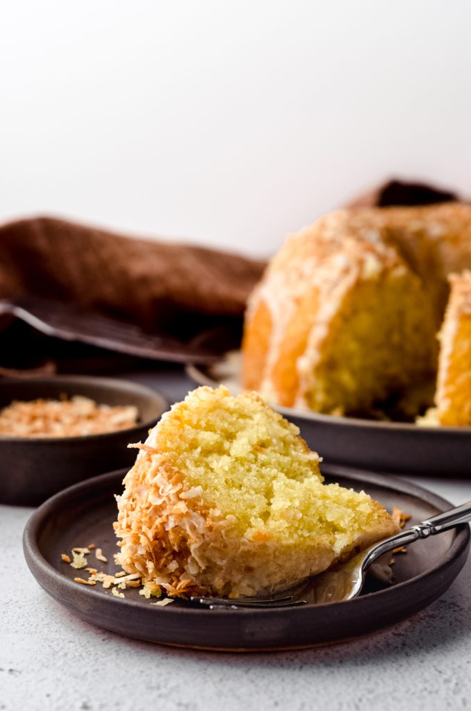 Coconut Pound Cake with Coconut Milk - Fresh April Flours