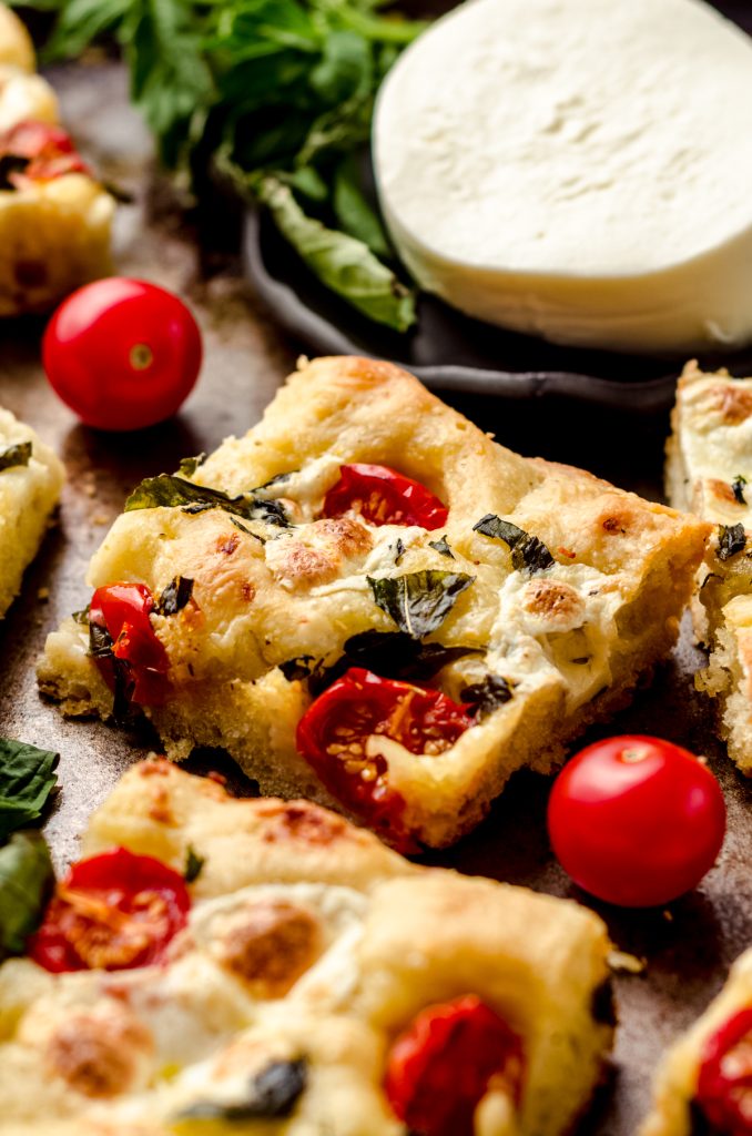 The Best Caprese Focaccia Recipe - Fresh April Flours