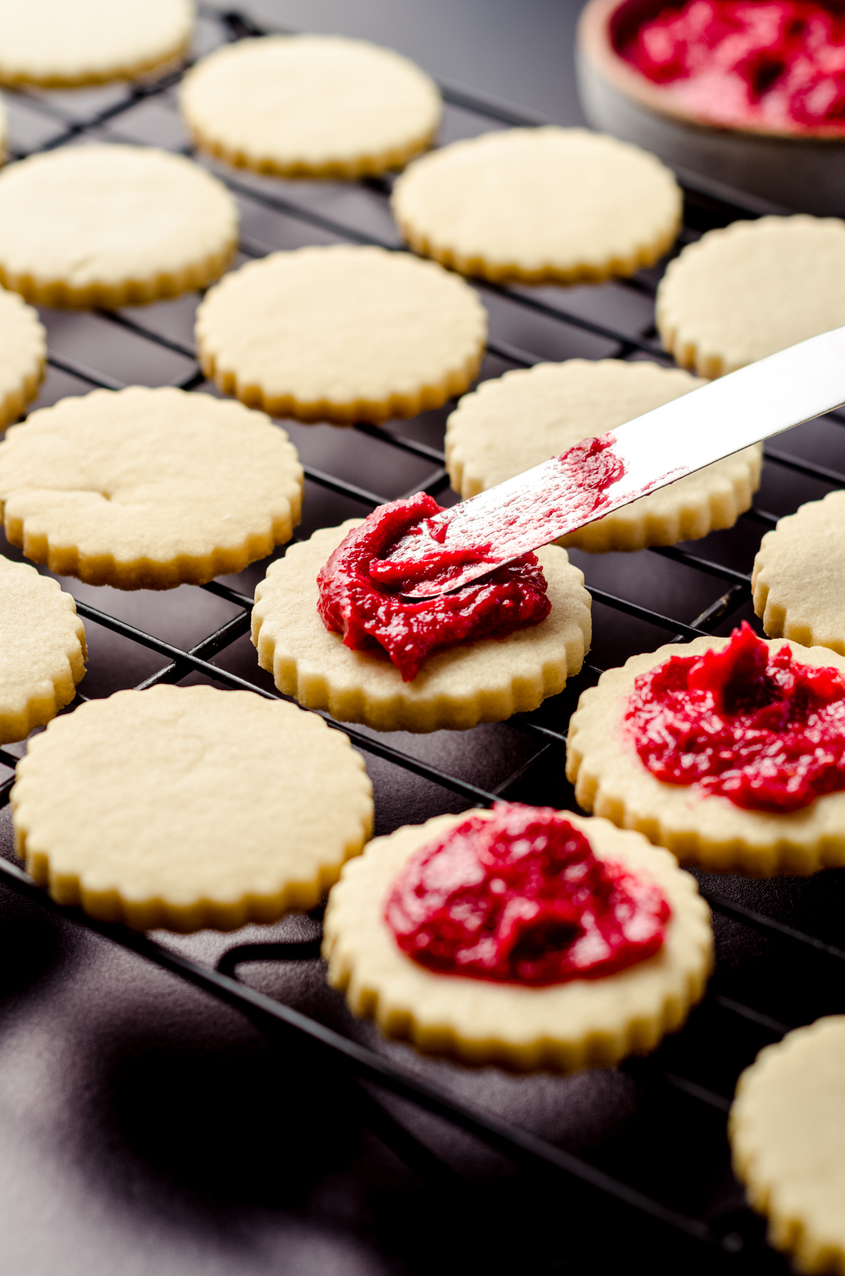 Classic Raspberry Linzer Tart Cookies - Fresh April Flours