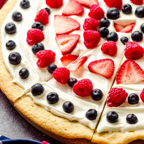 The Best 4th of July Fruit Pizza - Fresh April Flours