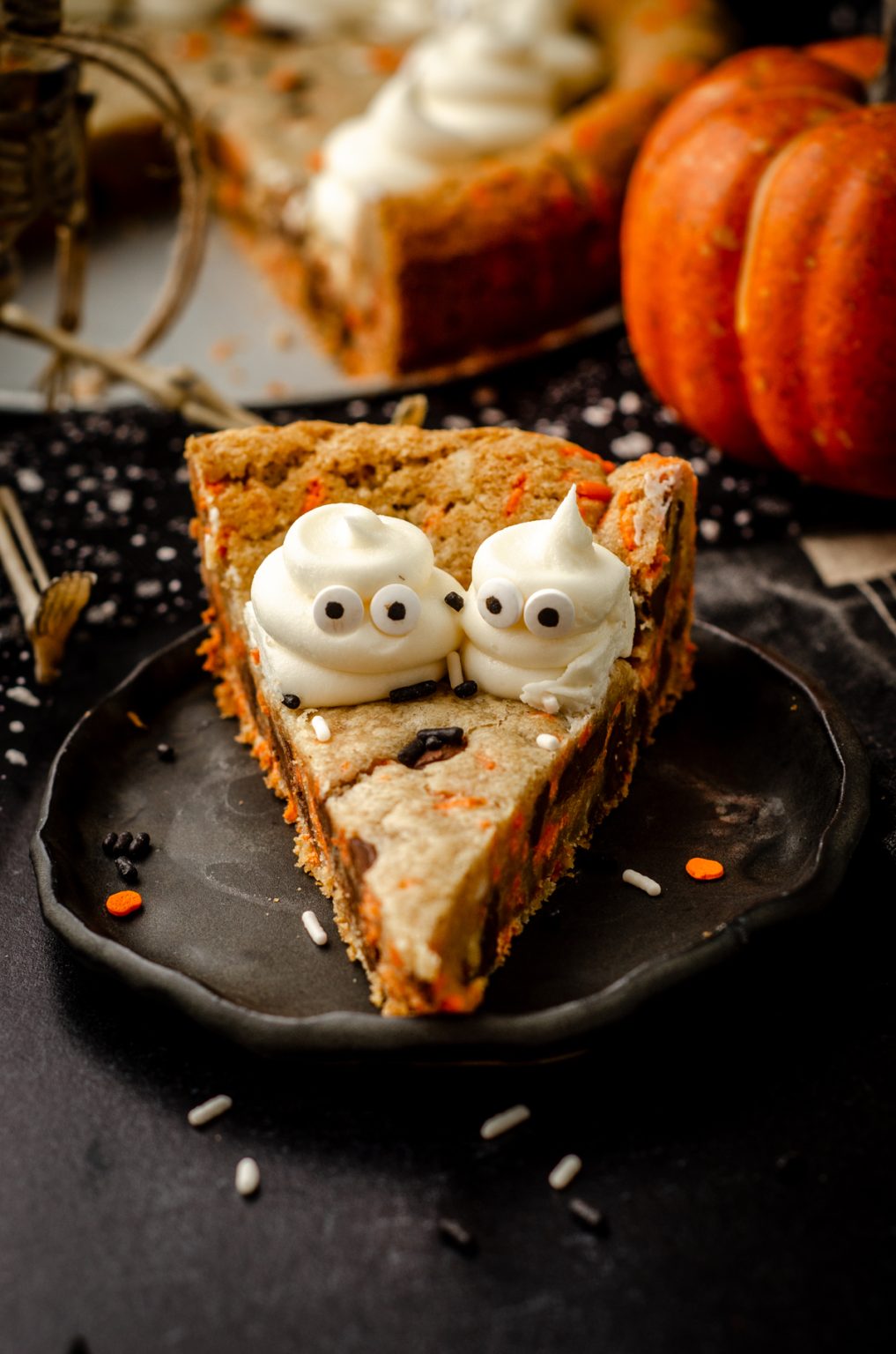 Easy Halloween Cookie Cake Recipe - Fresh April Flours