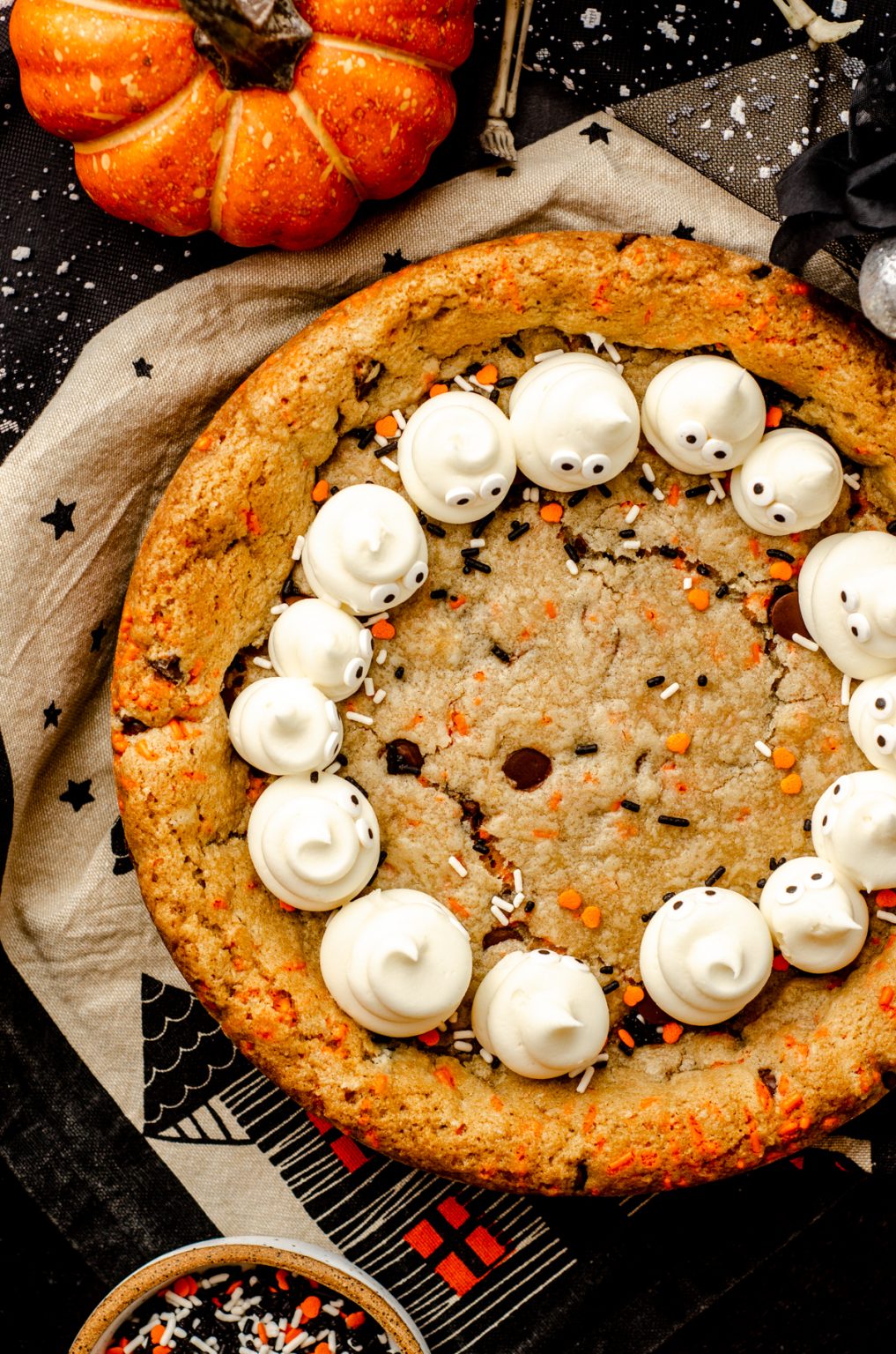 Easy Halloween Cookie Cake Recipe - Fresh April Flours