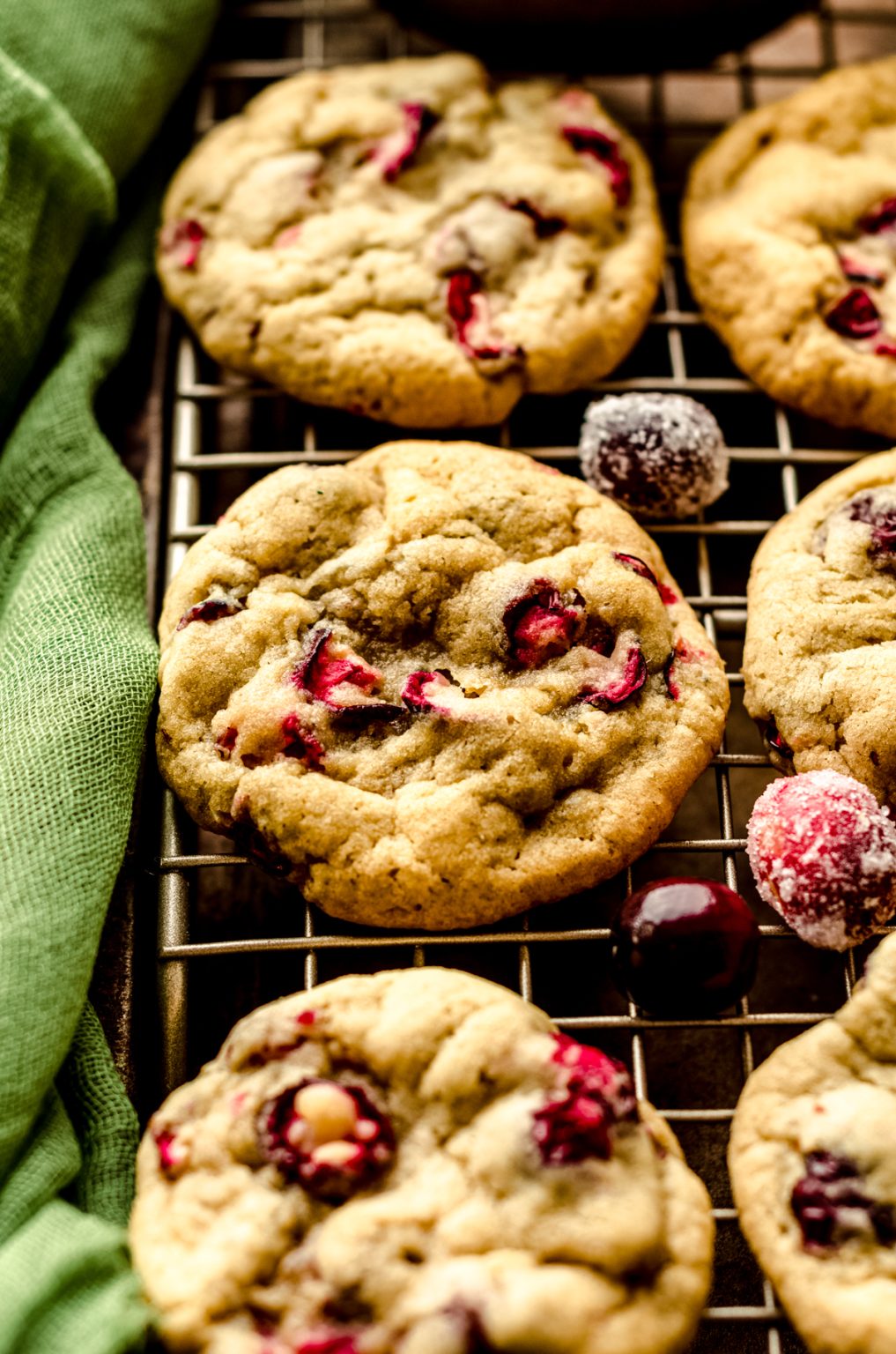 Fresh Cranberry Cookies with White Chocolate Frosting - Fresh April Flours