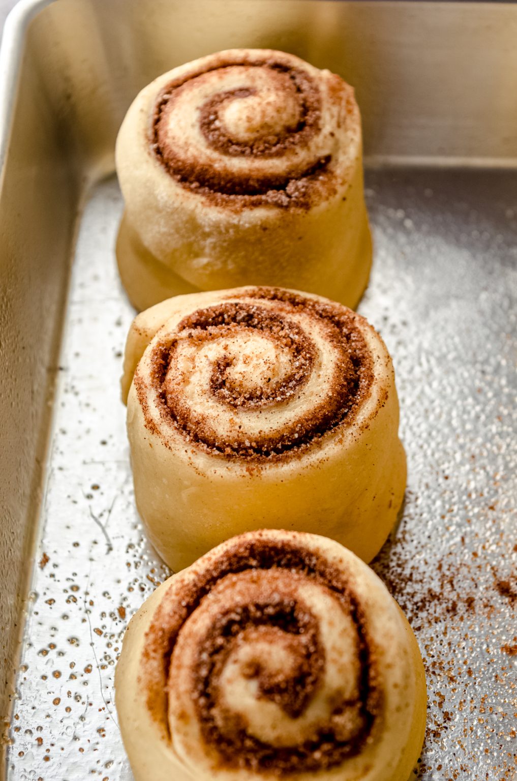 Gooey Eggnog Cinnamon Rolls Recipe (TikTok Style) - Fresh April Flours