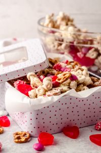 Easy Valentine's Day Snack Mix Recipe - Fresh April Flours