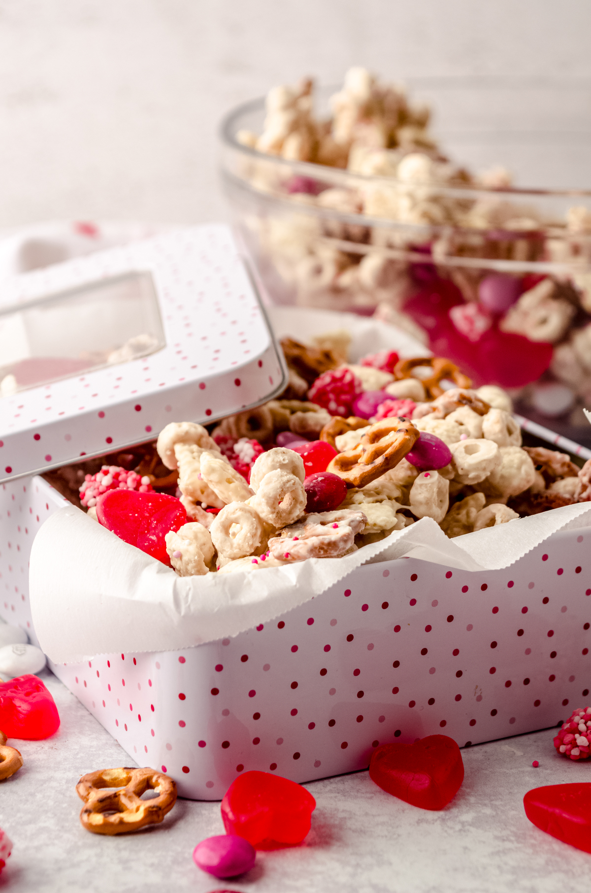 Easy Valentine's Day Snack Mix Recipe - Fresh April Flours