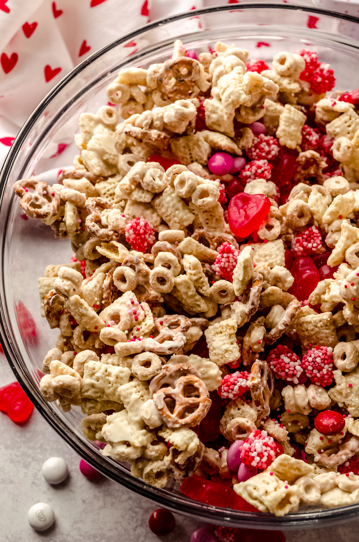 Easy Valentine's Day Snack Mix Recipe - Fresh April Flours