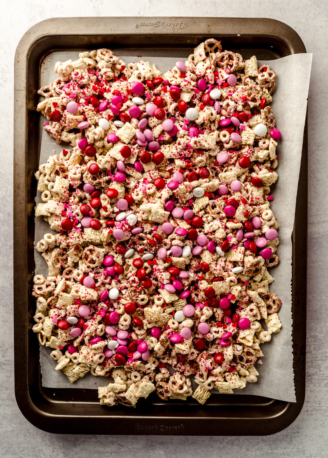 Easy Valentine's Day Snack Mix Recipe - Fresh April Flours