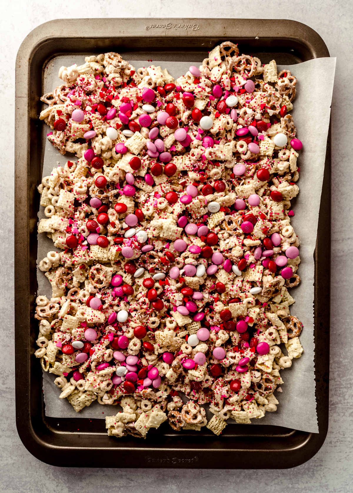 Easy Valentine's Day Snack Mix Recipe - Fresh April Flours