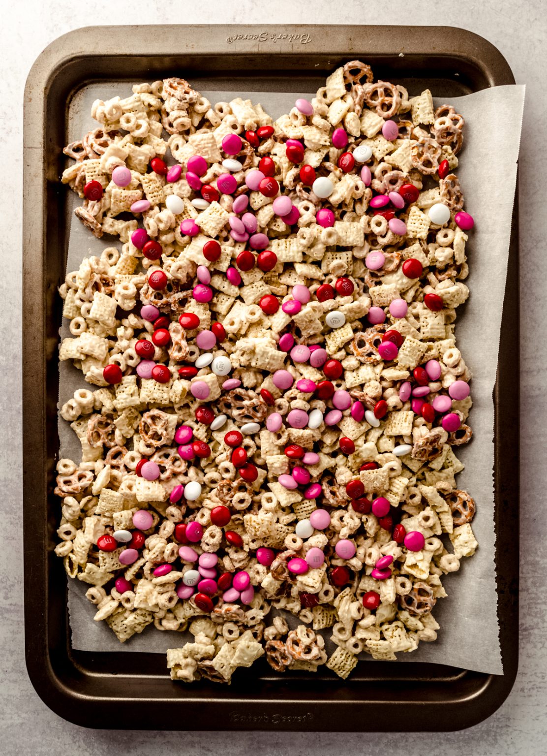 Easy Valentine's Day Snack Mix Recipe - Fresh April Flours