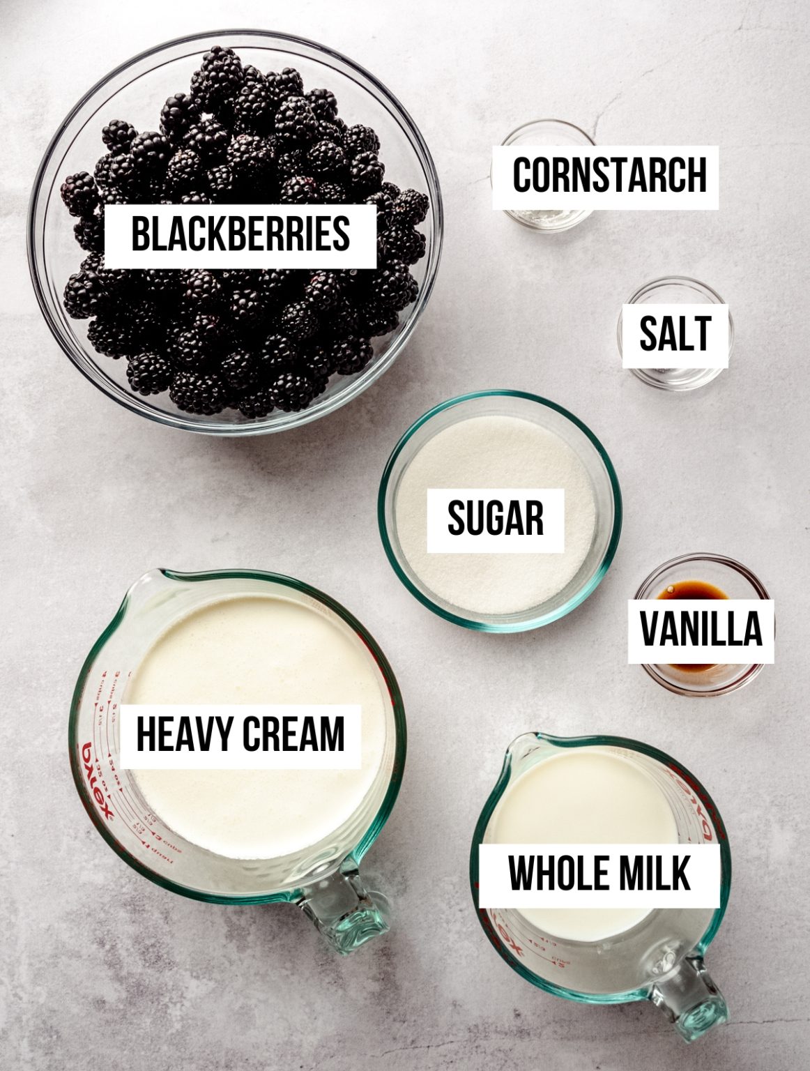 Homemade Fresh Blackberry Ice Cream - Fresh April Flours