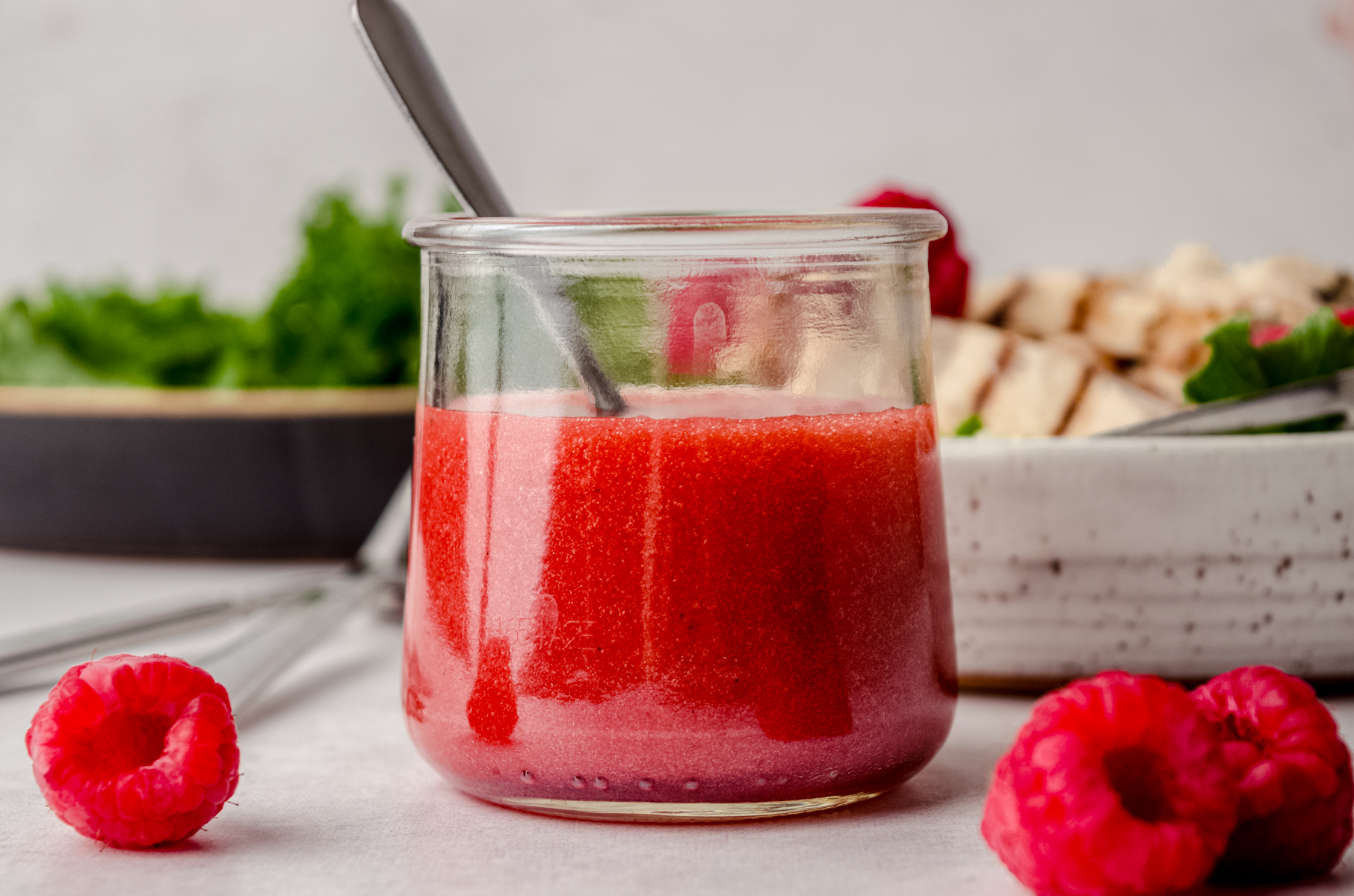 Fresh Raspberry Vinaigrette Recipe - Fresh April Flours
