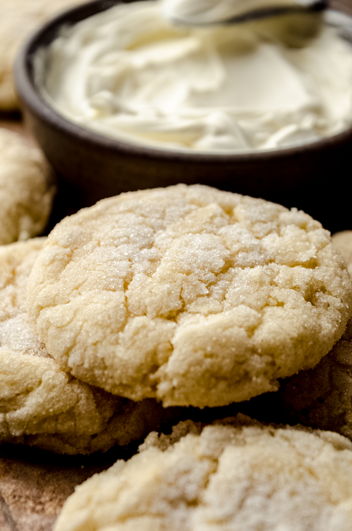 Drop Style Soft Cream Cheese Sugar Cookies - Fresh April Flours
