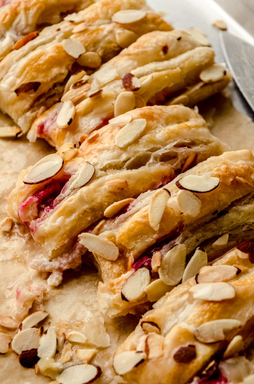 Raspberry Cream Cheese Puff Pastry - Fresh April Flours