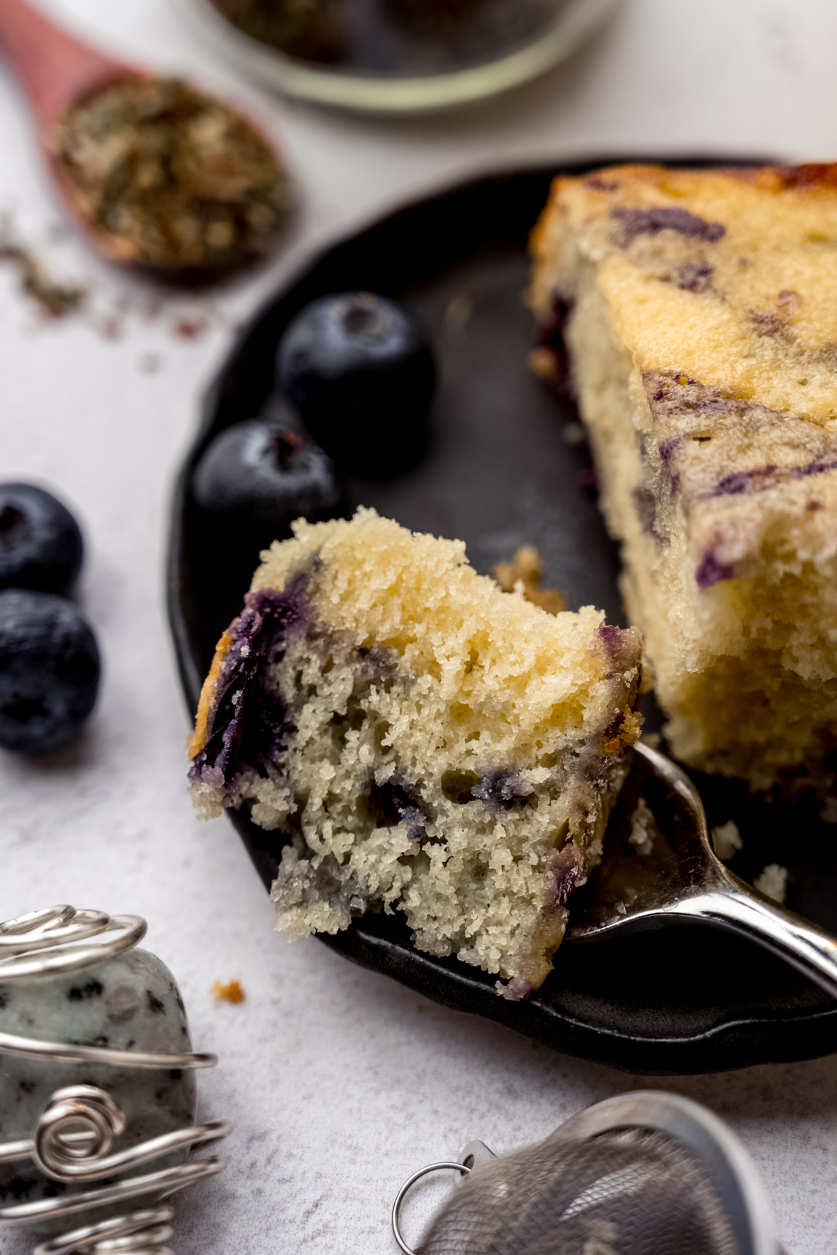 Blueberry Tea Cake Recipe - Fresh April Flours