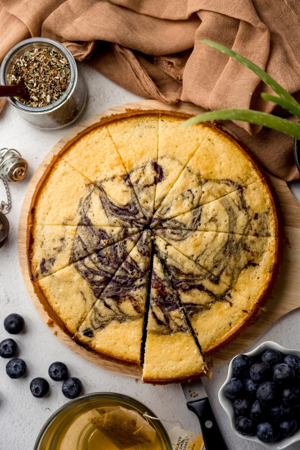 Blueberry Tea Cake Recipe - Fresh April Flours