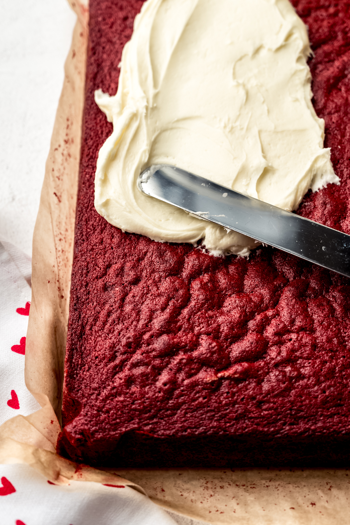Red Velvet Sheet Cake - Fresh April Flours