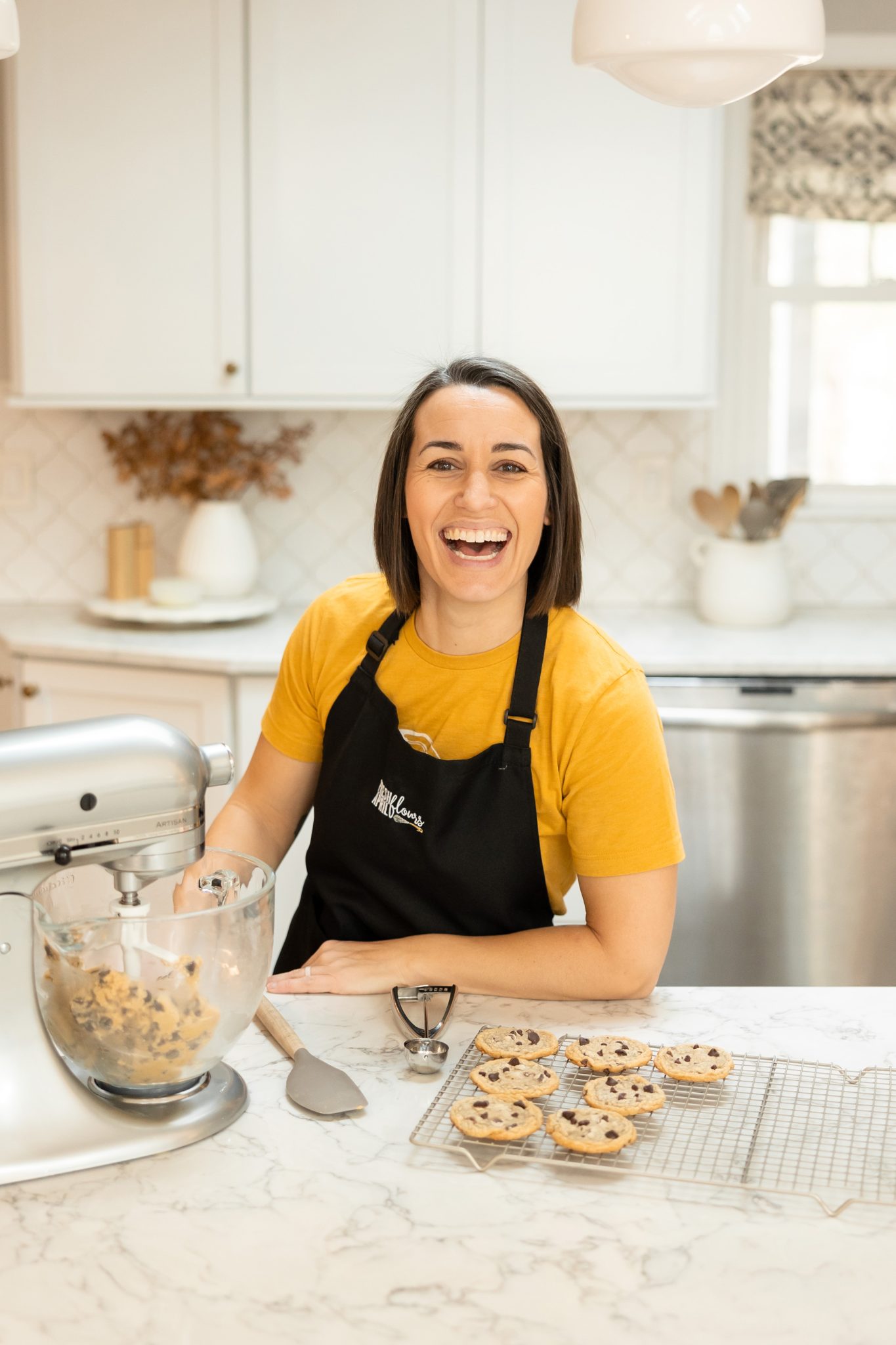 Homemade Fresh Blackberry Ice Cream - Fresh April Flours